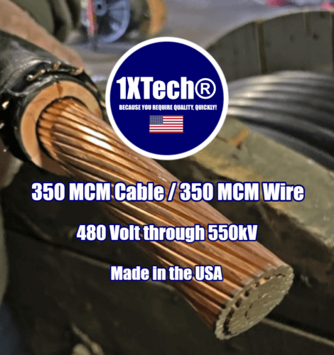 350 KCMIL Cable Price, 350 MCM Wire Price / Cost per foot / Specs
