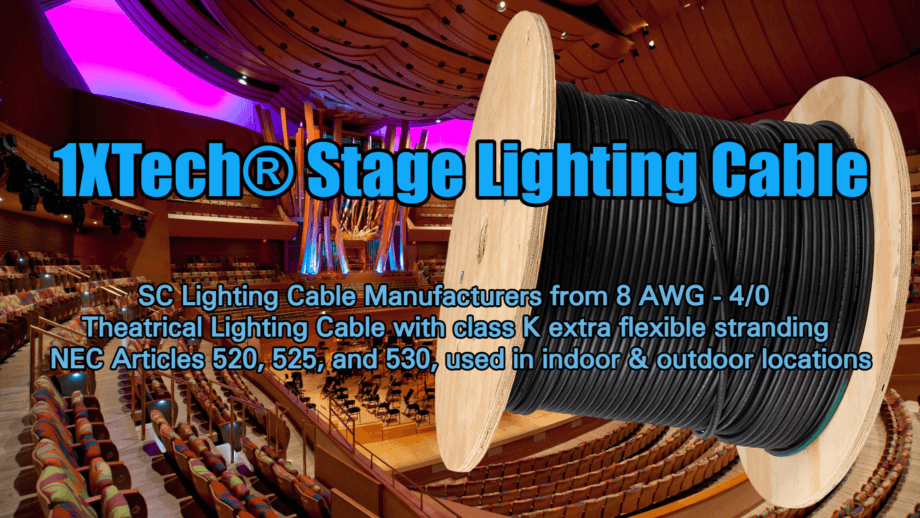 Stage Lighting Cable [Manufacturers Specs, Price/Cost, Amps]