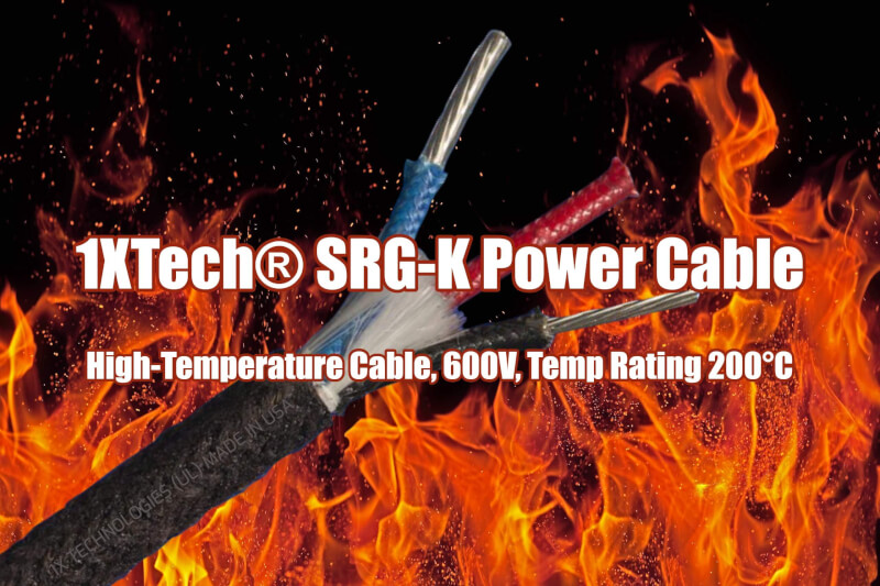 SRG-K Power Cable - High-Temp 200C Wire & Cables [Specs/Pricing]